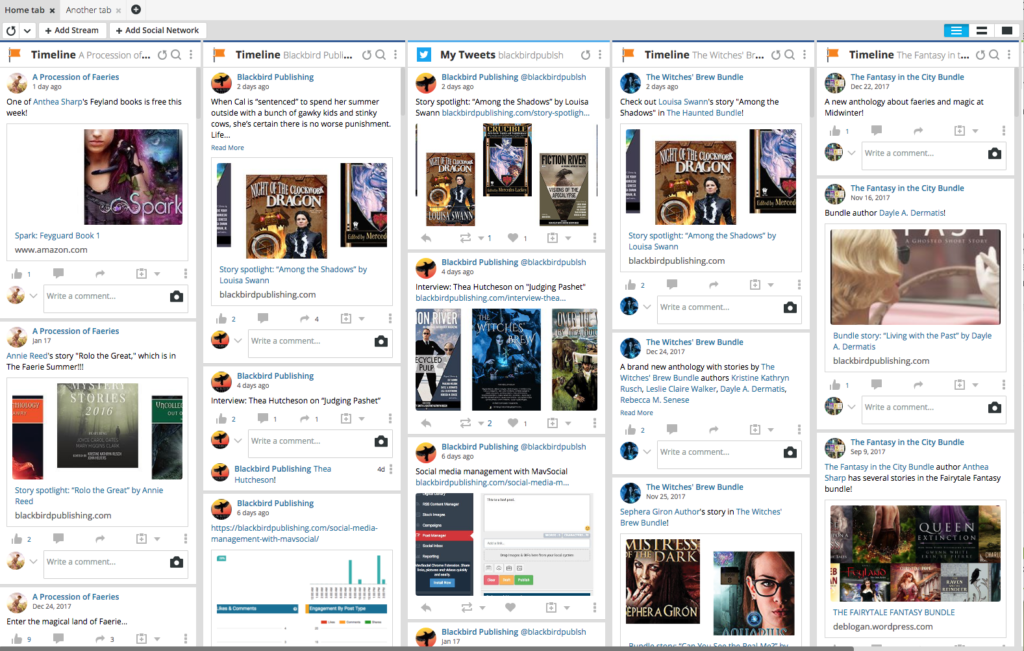 Social media management with Hootsuite - Blackbird Publishing